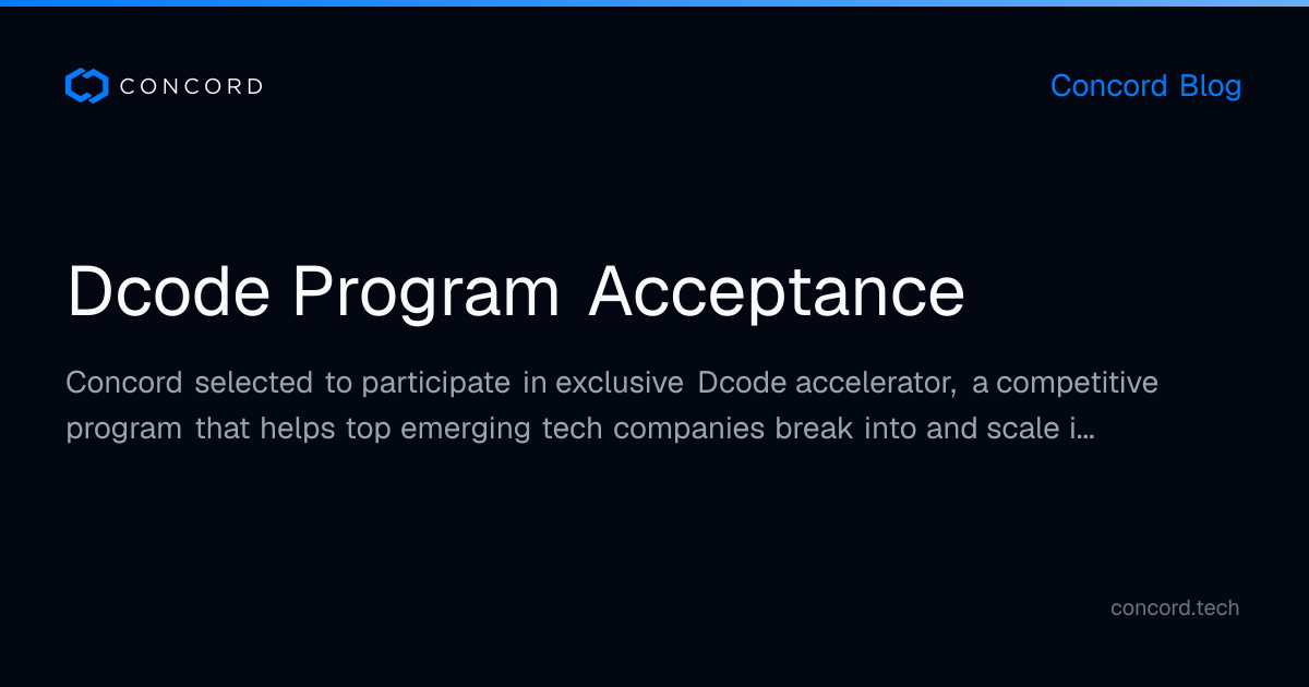 Dcode Program Acceptance
