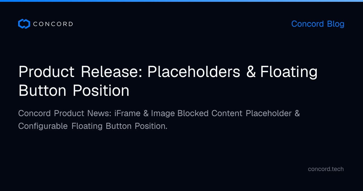 Product Release: Placeholders & Floating Button Position