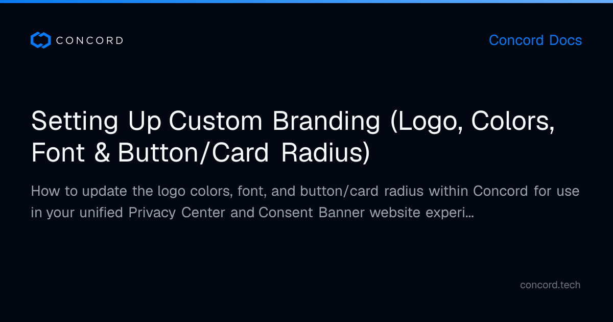 Setting Up Custom Branding (Logo, Colors, Font & Button/Card Radius ...